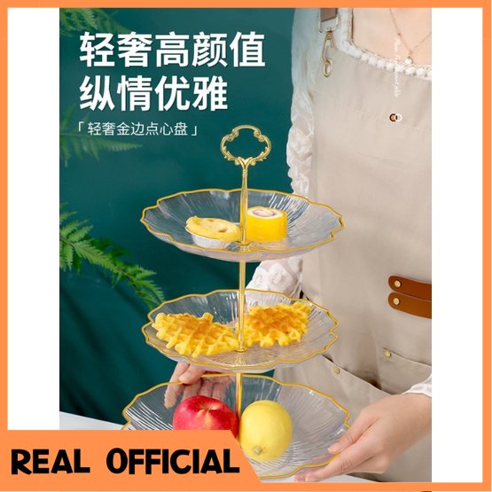 Multi-Layer 3 Tier 2 Tier Dessert Tray 3 Layer Food Tray Rack Cake ...