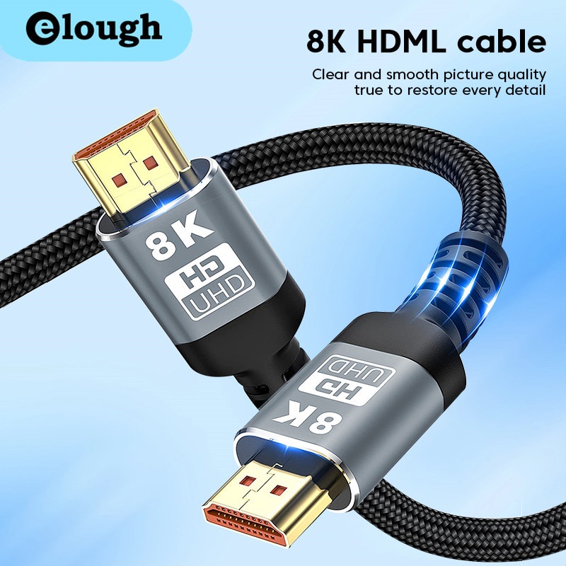 8K HDMI Cable with 60hz Refresh Rate 48Gbps Data Transfer UHD Picture ...