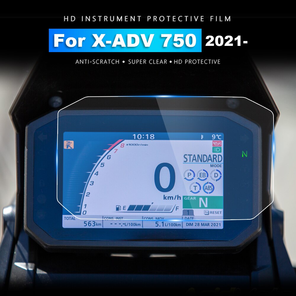 Screen Dashboard Protection Anti Scratch Motorcycle Instrument Film X ...