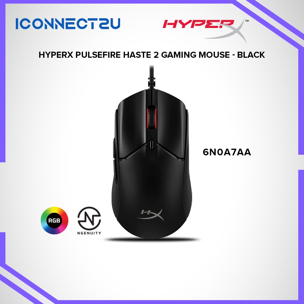 HyperX Pulsefire Haste 2 Ultra-lightweight Wired Gaming Mouse - Black ...