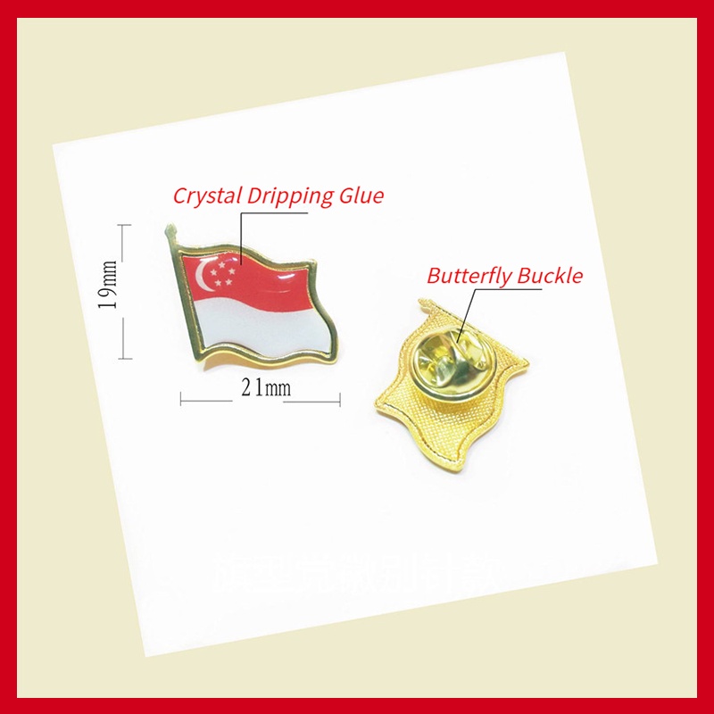 （Ready Stock）NDP 2024 National Day Flag Decoration Singapore Flag ...