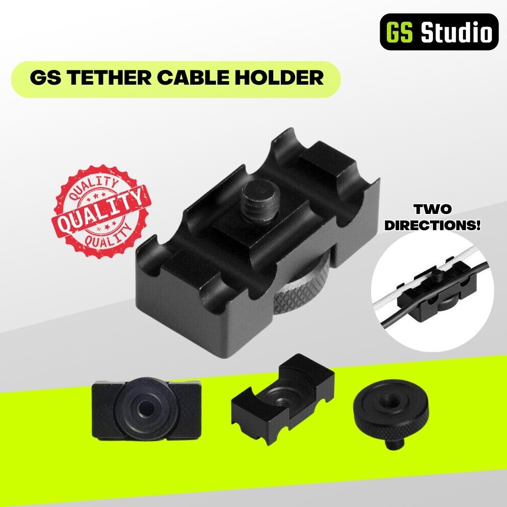 Gs Tether Cable Holder Dslr Camera Digital Usb Cable Block Lock Clip