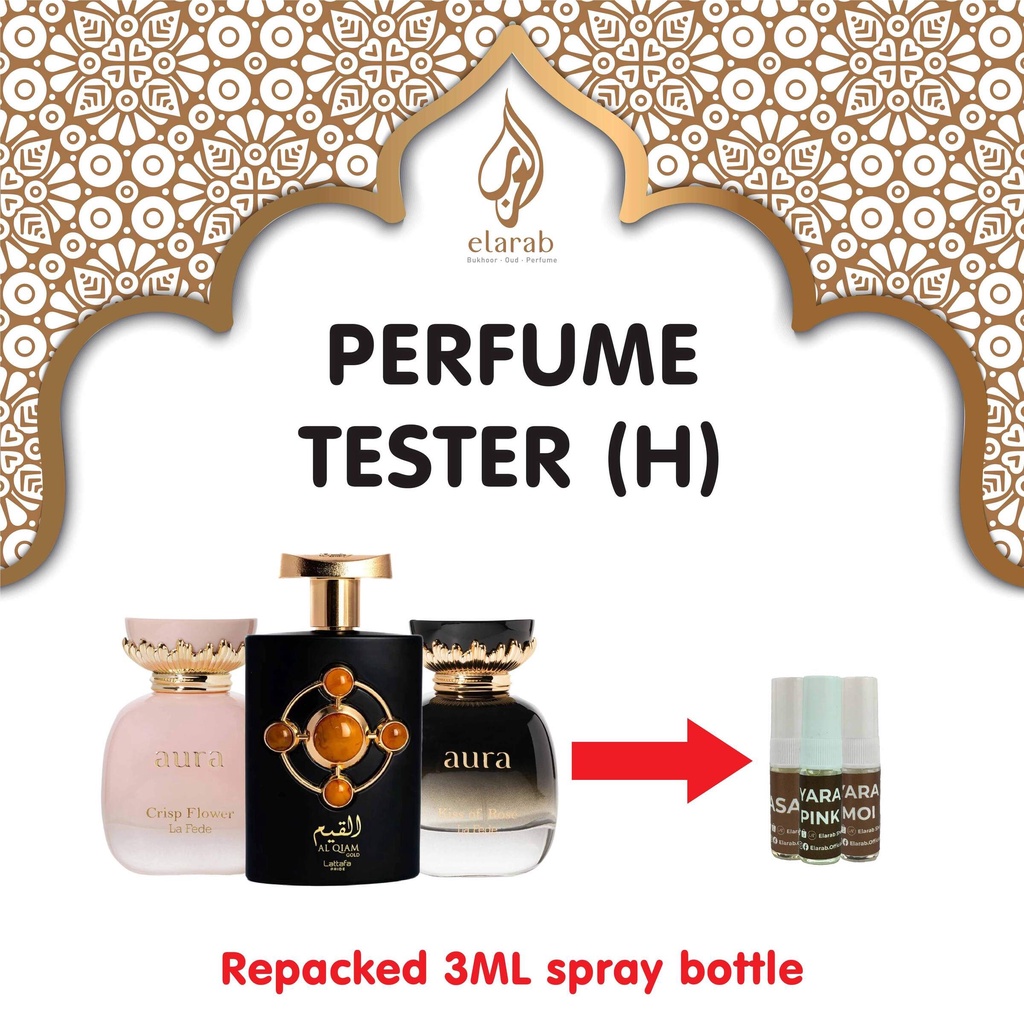 TESTER PERFUME 3ML (H) (SPRAY PERFUME) | Shopee Malaysia