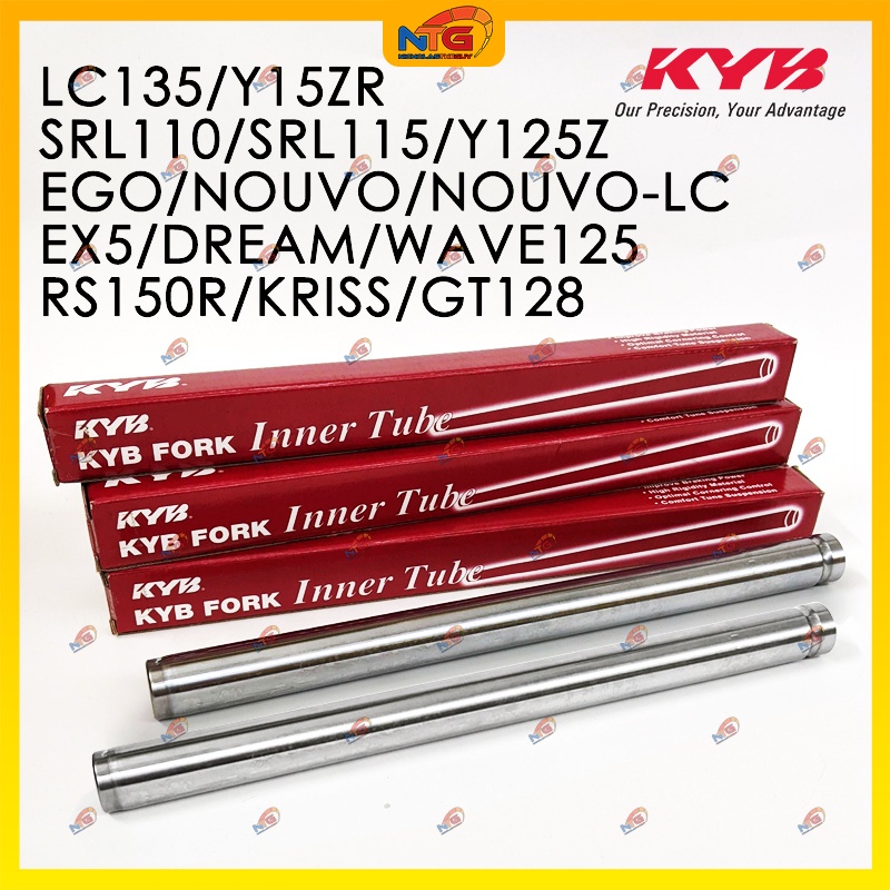 [1 PCS] Kayaba Fork Inner Tube Batang Fork LC135/Y15ZR/SRLZ/EX5/DREAM/KRISS/WAVE/EGO | Shopee ...