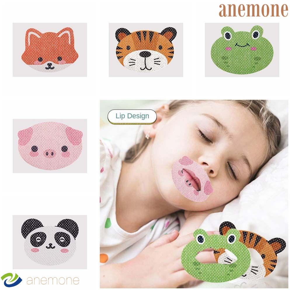 ANEMONE 30Pcs/set Children Anti-Snoring Mouth Tape, Shut Up Stickers ...
