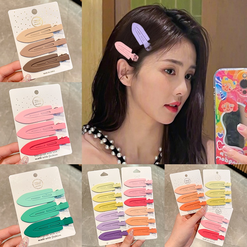 Side Seamless Hairpin Women One-character Clip Front-forehead Bangs ...
