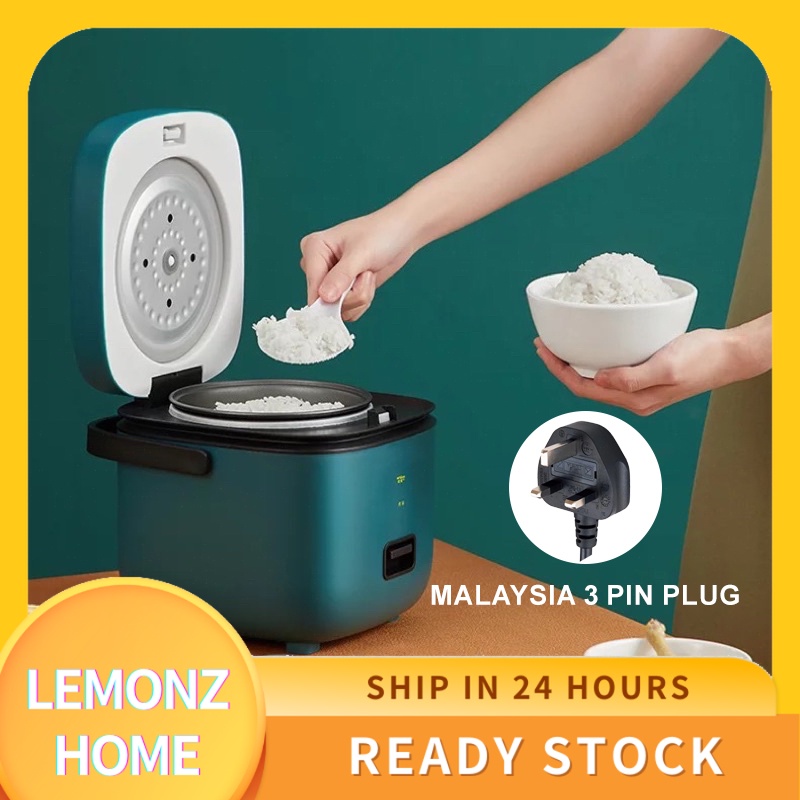 【Ready Stock】Eletrical Mini Rice Cooker 1.2L Non Stick Pot 200w Free ...