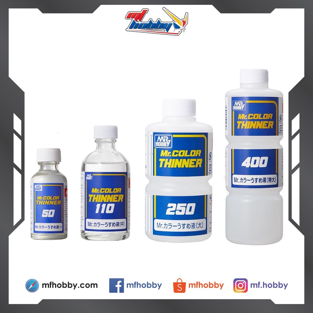 Mr Color Thinner 50 / 110 / 250 / 400 - T101 / T102 / T103 / T104 ...