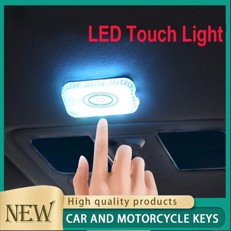 xps LED Touch Light Mini Wireless Car Interior Lighting Auto Roof ...