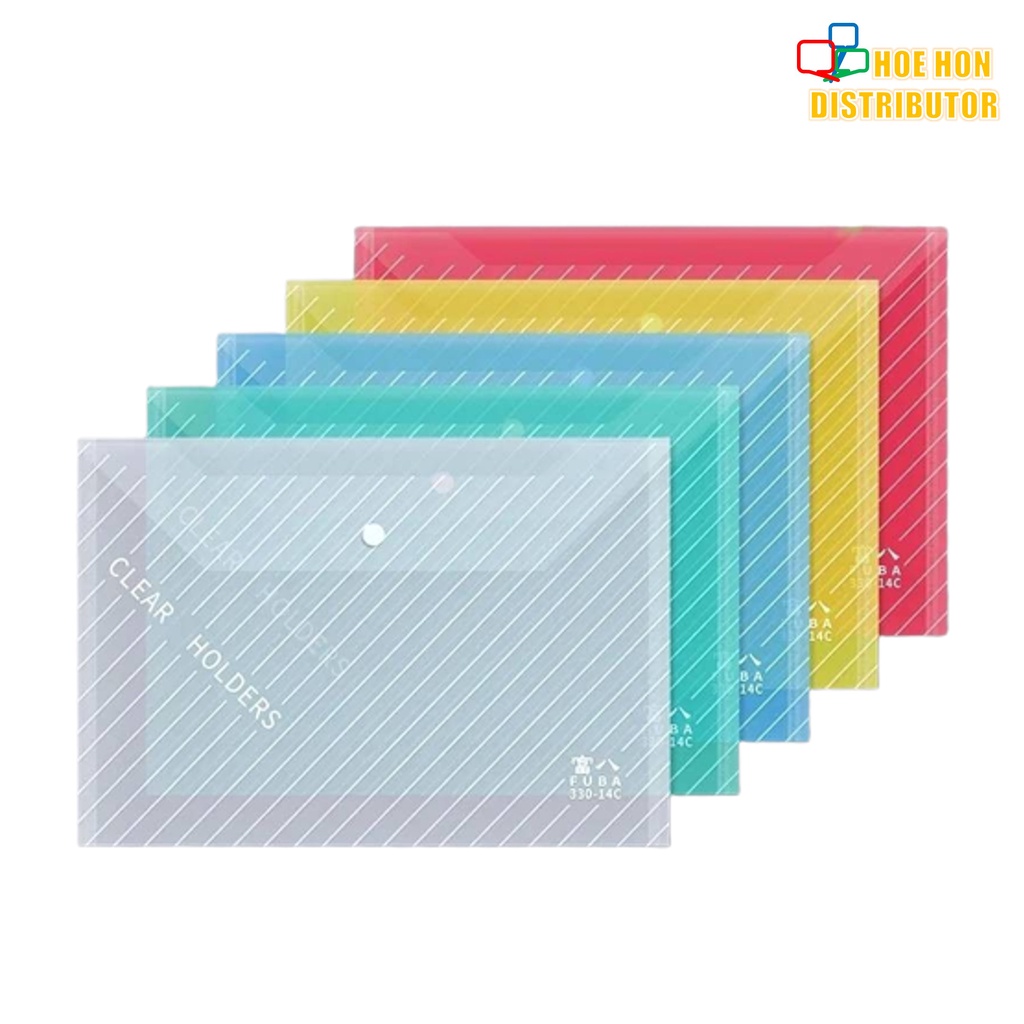 [Thin] Button File 208 A4 20pcs 140micron 0.14mm Management Folder ...