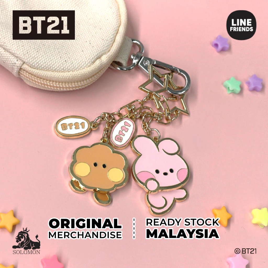 [OFFICIAL] BT21 Minini Metal YuraYura Keychain BTS BT21 TinyTAN BangTan Kpop Merch | Shopee Malaysia
