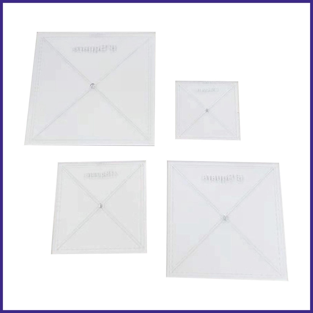 Quilters Square Ruler DIY Sewing Rulers Kit Square Quilting Template ...