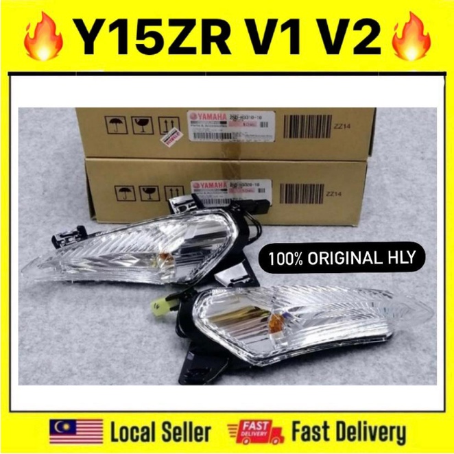 100% Original HLY YAMAHA YSUKU Y15ZR Y15 V1 V2 FRONT SIGNAL LAMP ASSY DEPAN SIGNAL LAMPU KIRI ...