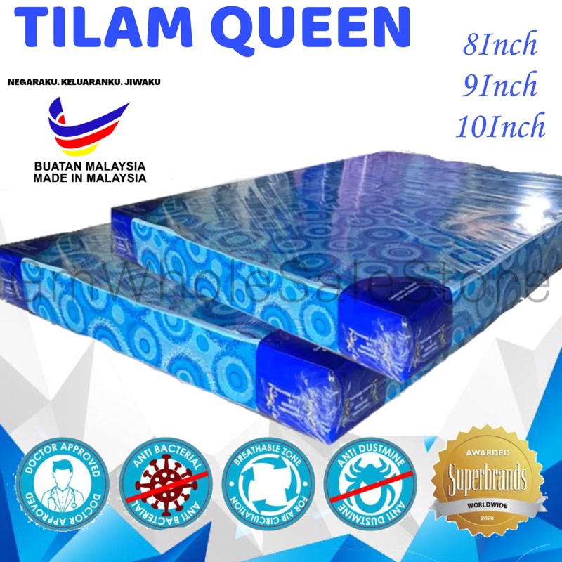 🇲🇾Tilam Queen 🔥Queen Size Mattress 8" direct from Factory / tilam ...