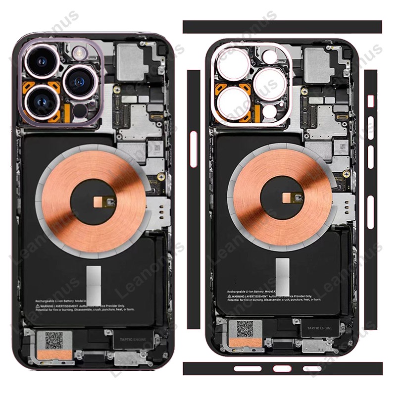 Teardown Skin Compatible for iPhone 14 13 Pro Max Back + Side Screen ...