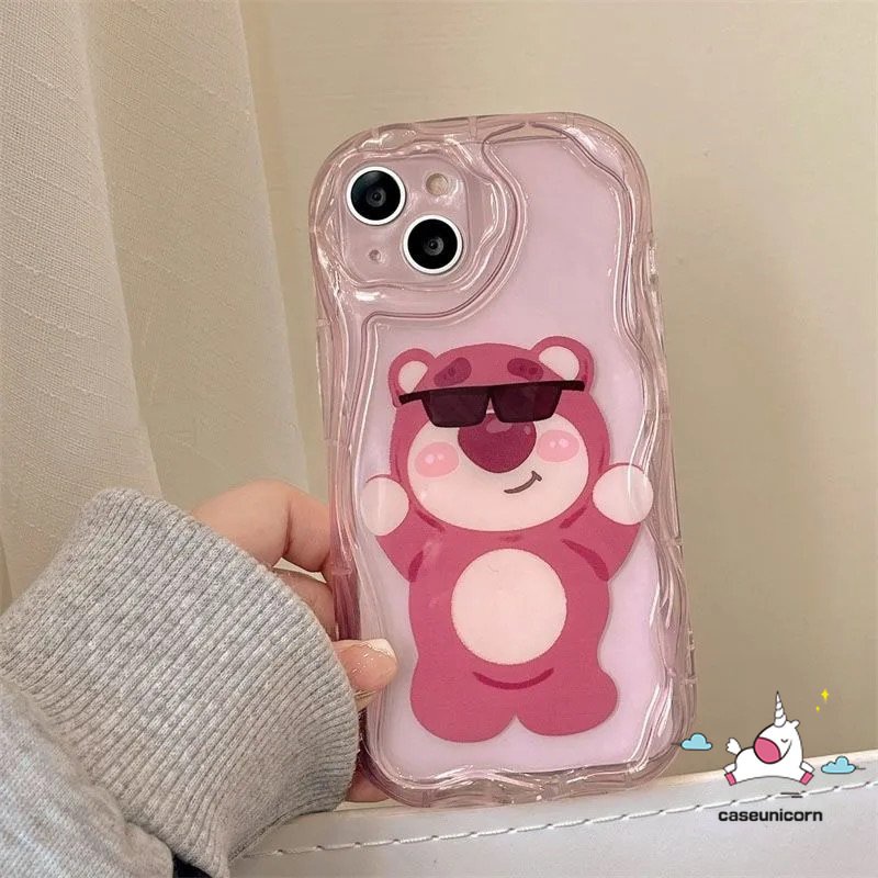 Funny Cartoon Lotso Strawberry Bear Phone Case Compatible For iPhone 11 ...