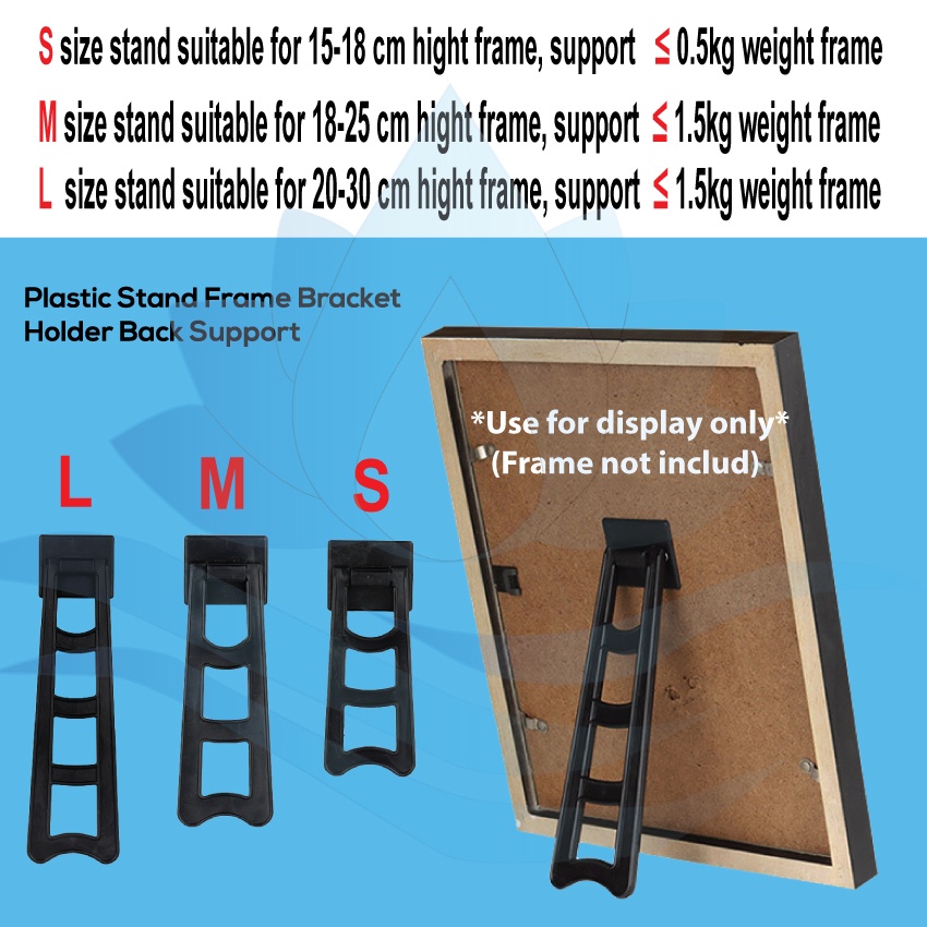 Plastic Stand Frame Bracket Holder Back Support | Shopee Malaysia