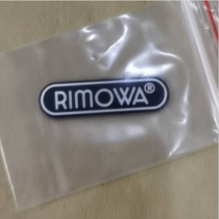 Rimowa Mark Metal logo Luggage Sticker 日默瓦标 Rimowa金属logo标 行李箱贴MA2 ...