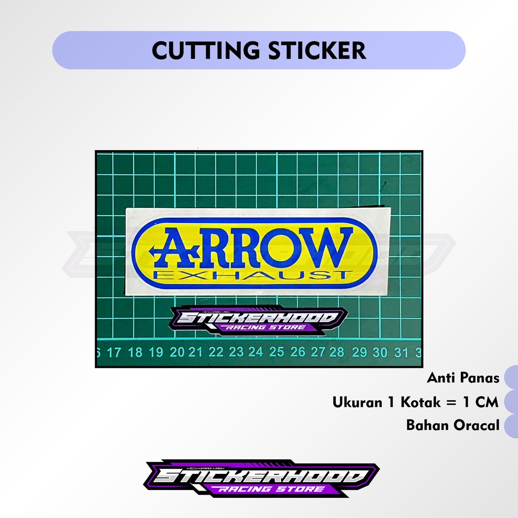 Sticker STICKER EXHAUST ARROW 12cm | Shopee Malaysia