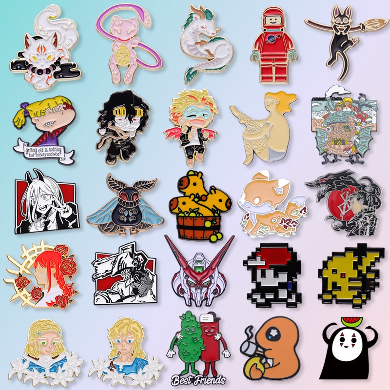 50 Styles Collection Creative Cartoon Animation Characters Peripheral ...