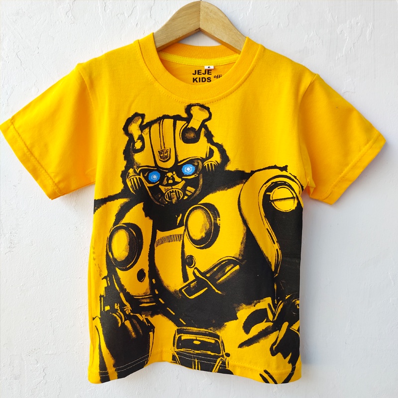 Bumblebee TRANSFORMERS yellow Kids T-Shirt | Shopee Malaysia