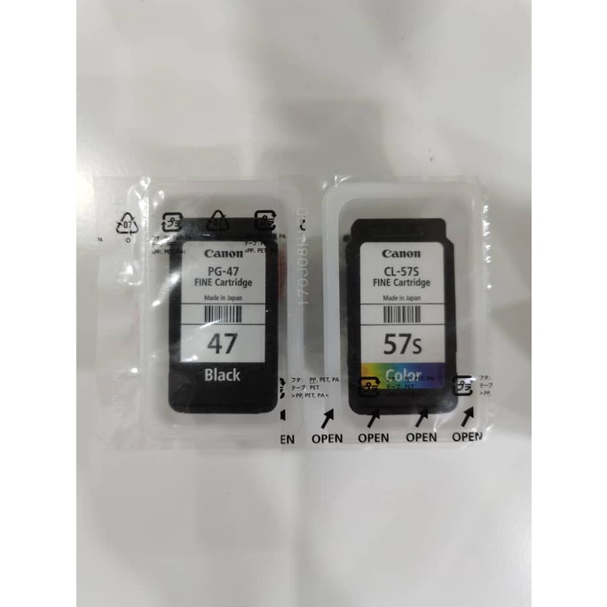 Canon PG-47 / CL-57 / CL-57S / PG47 /CL57 /CL57S Original Ink Cartridge ...