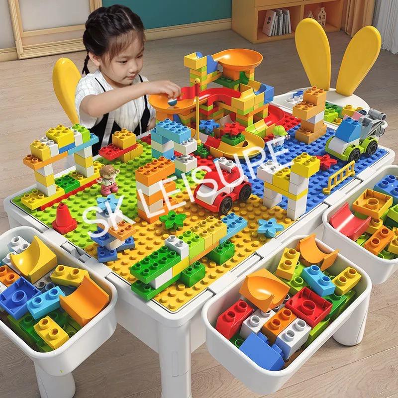 KIDS Blocks 566pc Table For Kid Multi-Function Children Building Blocks ...