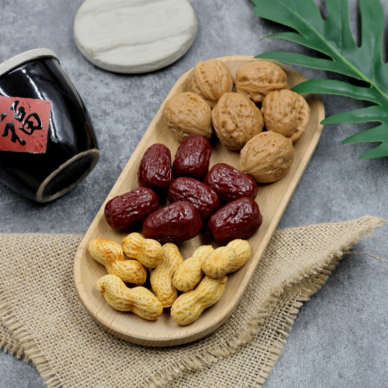 Artificial Peanuts Walnuts Fake Realistic Jujube Model Simulation ...