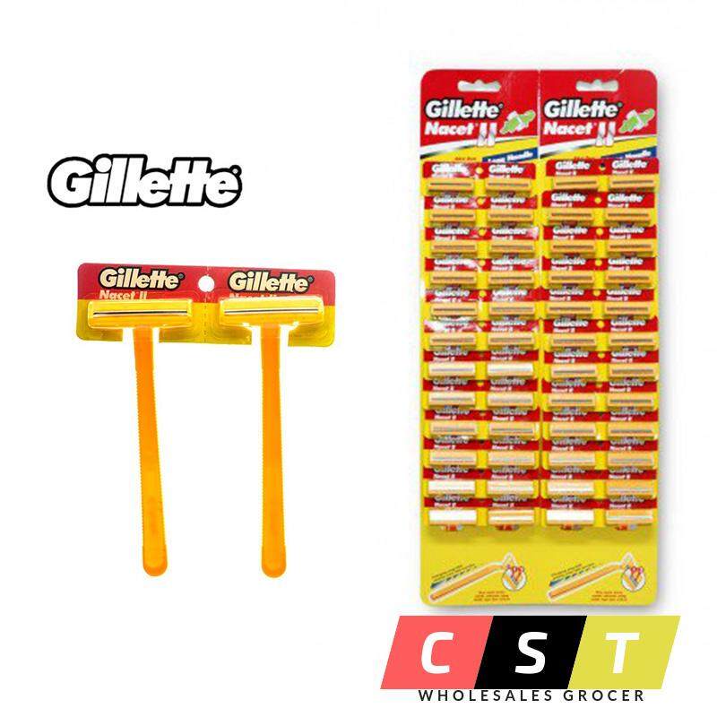 Gillette Nacet II Razor / Nacet 2 (1 Card X 48pcs) | Shopee Malaysia