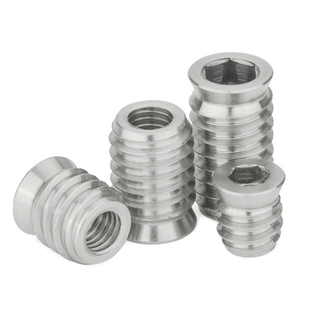 [KZS] 304 Stainless Steel Inner Outer Thread Pre-embedded Nut Furniture ...