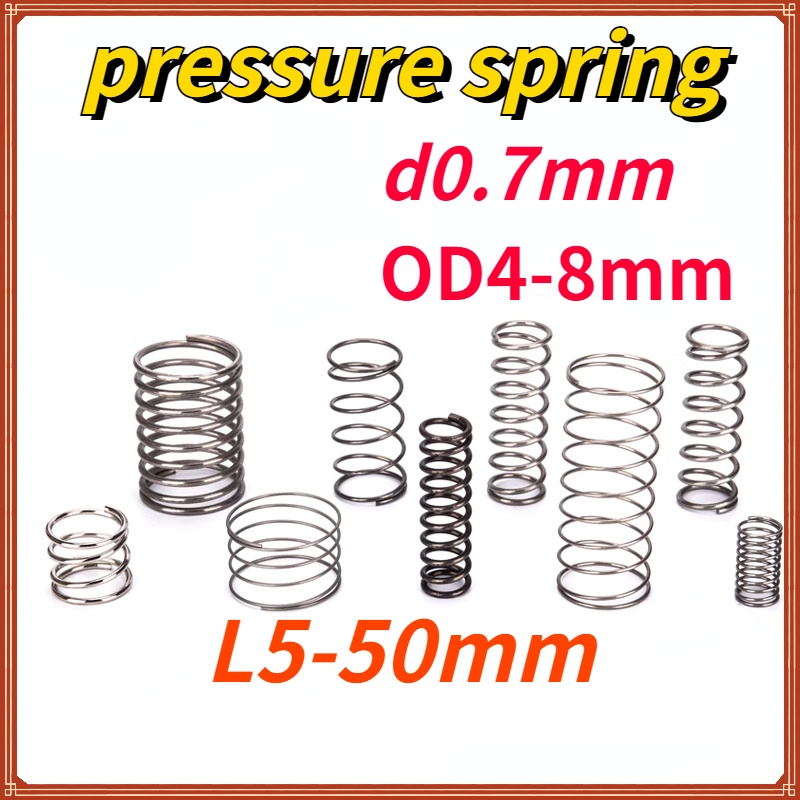【XNY】pressure spring Wire diameter 0.7mm compression spring SUS304 ...