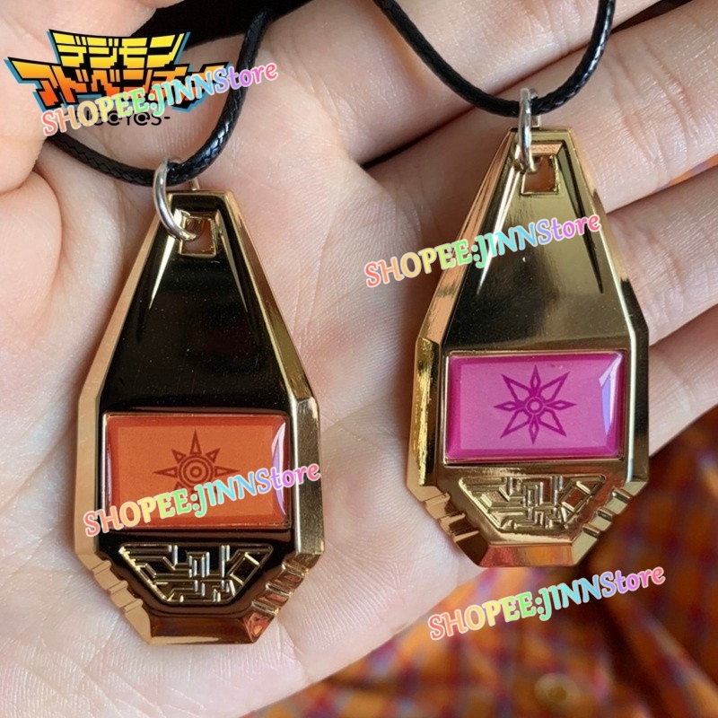 - JN - Digimon Adventure Tag & Crest Necklace Digital Monster Evolution ...