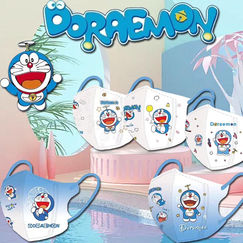 2023 New Children's Mask Cartoon Doraemon 3D Mask with Three Layer ...
