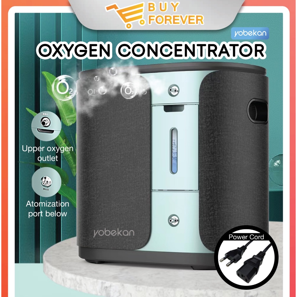 Yobekan Household Oxygen Concentrator Small Oxygen Concentrator Machine 12-inch Touch Screen 2 ...