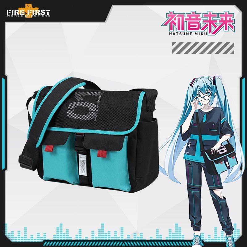 Firefirst Hatsune miku Co-Branded Merchandise Messenger Bag Male Anime ...