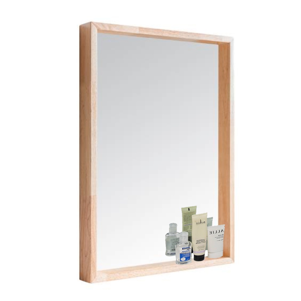 Furniture Direct-LOLA 73x53cm Solid Wood Frame Rectangular Mirror ...