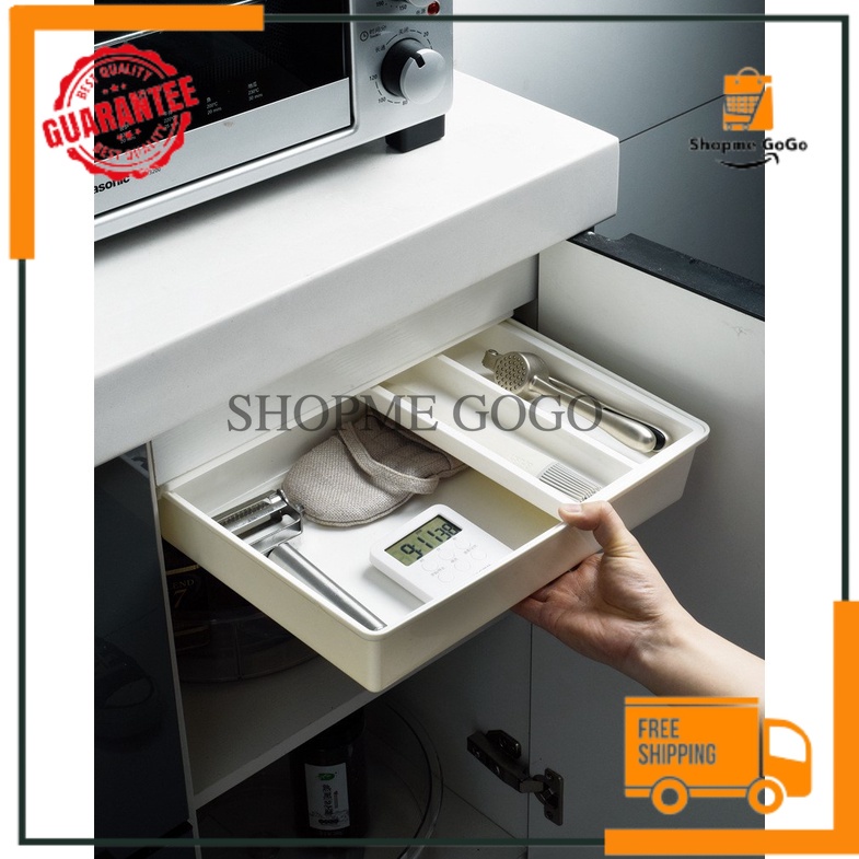 Under Desk Drawer Hidden Desk Bottom Drawer Storage Box Cabinet ...