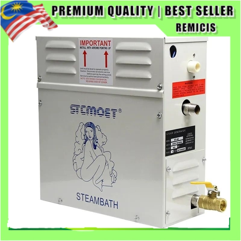 3KW 4.5kw steam generator shower 220V 380V household steam engine sauna ...
