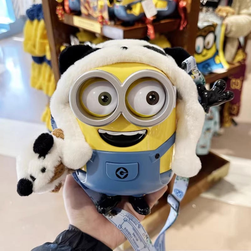 2023 Beijing Universal Studios Panda Hat Minions Popcorn bucket, Bob ...