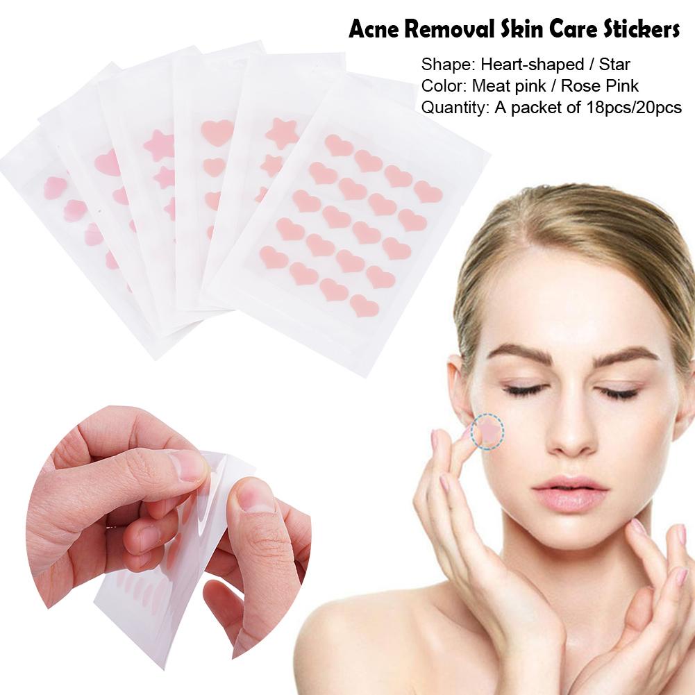Colorful Acne Patch Love Star Shaped Hydrocolloid Acne Patch Patch ...