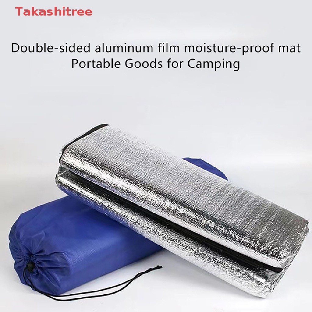 (Takashitree) Waterproof Ground Mat Camping Double Sided Aluminium Foil ...