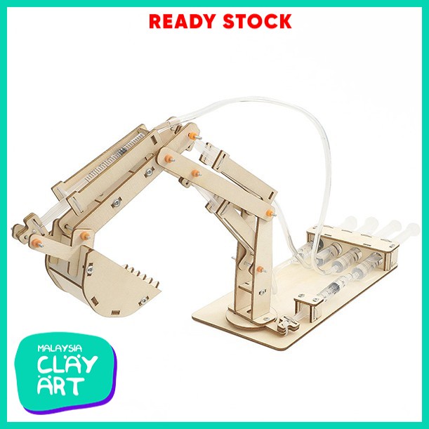 Hydraulic Excavator DIY Puzzle Pack STEM Toy | Science Education Set ...
