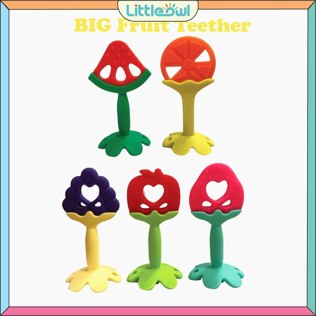 M'sia Silicone Big Teether Baby Infant Bite Teethers Baby Fruit ...