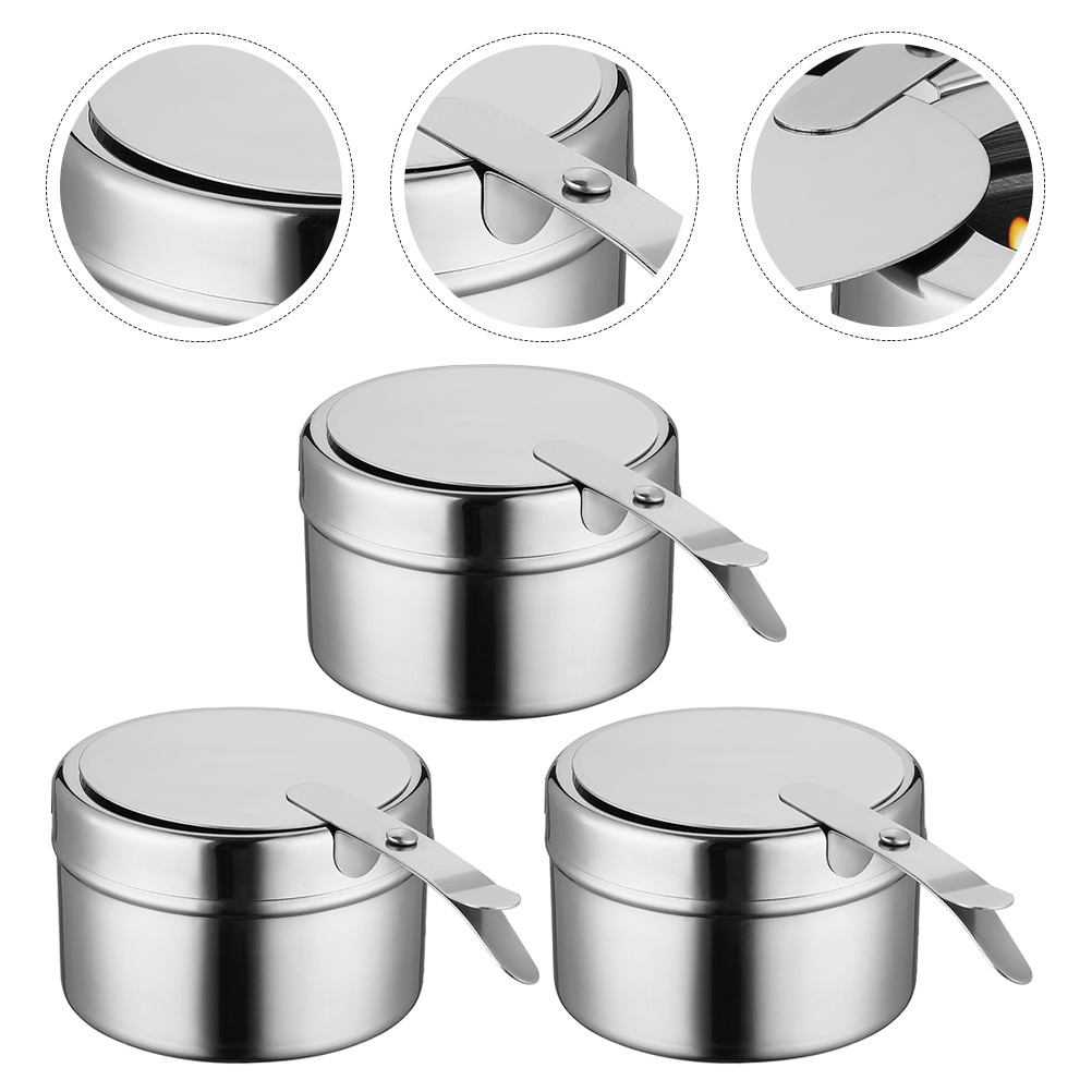 [READY STOCK] Cooking Alcohol Stoves Chafing Fuel Dishes Stainless ...