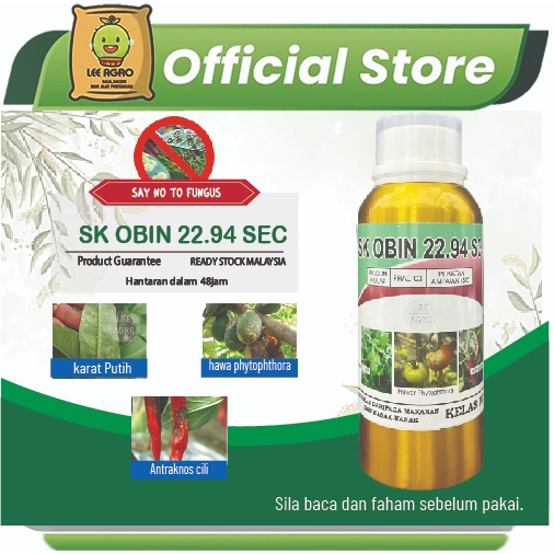 SK OBIN Racun Kulat Durian Azoxystrobin 22.94%EC (Amistar/Revon/Azobin ...