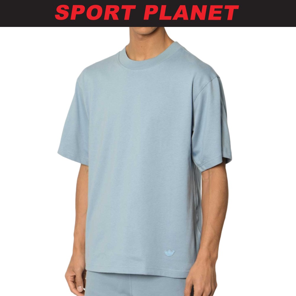adidas Bunga Men Essentials Blue Version Tee Shirt Baju Lelaki (HD4824 ...