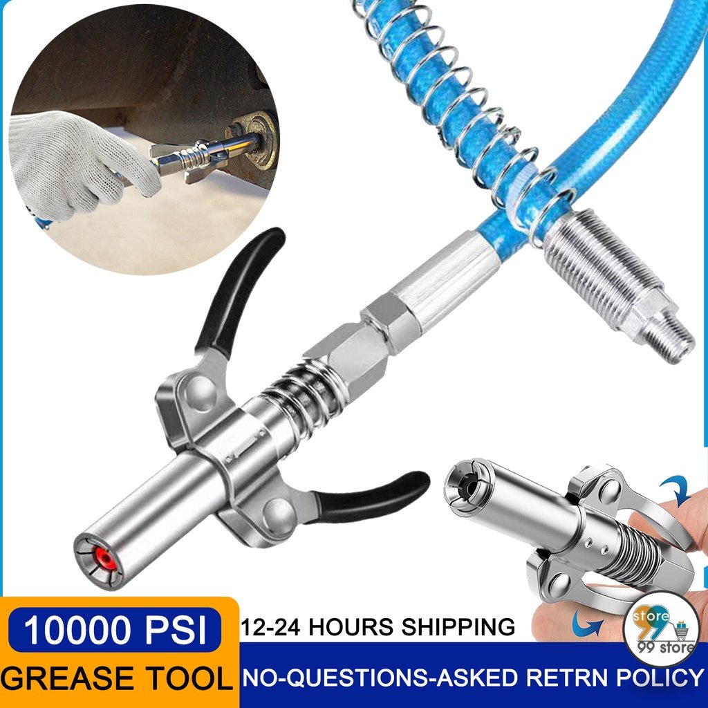 HOT Grease Gun Coupler Tooling Manual Grease Pump Head Syringe ...