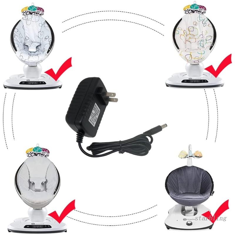 Star Swing Plug-Power Cord 12V 3A for 4moms mamaroo Baby Swing Charging ...