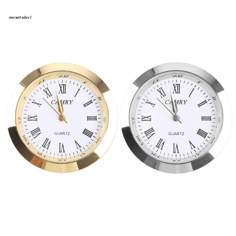 Clock Quartz Movement Round Clocks for Head Insert Classic Clock Craft ...