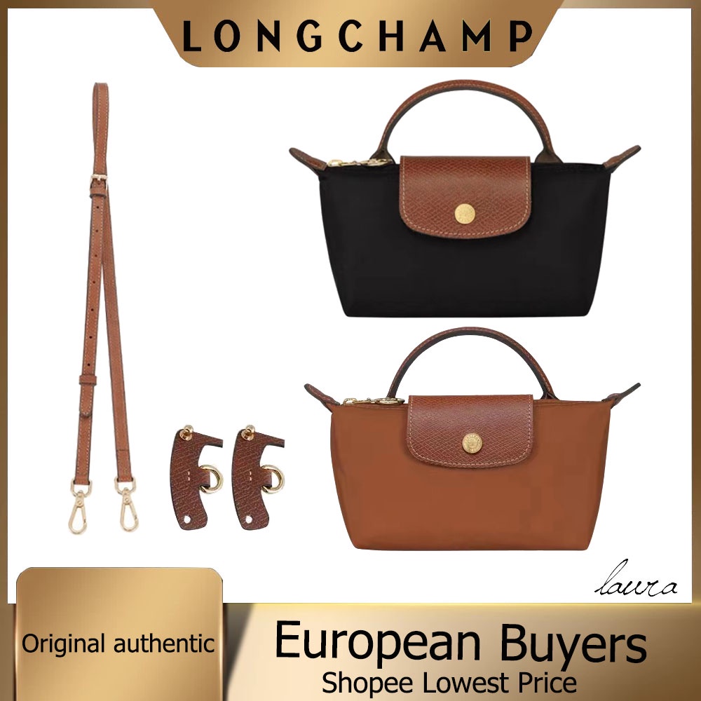 Longchamp folding mini lateral bag Crossbody bag dumpling bag | Shopee ...